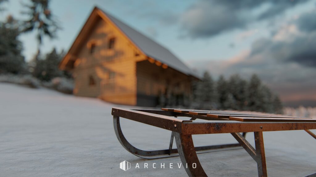 OK Pyrus / log cabin animation – Archevio